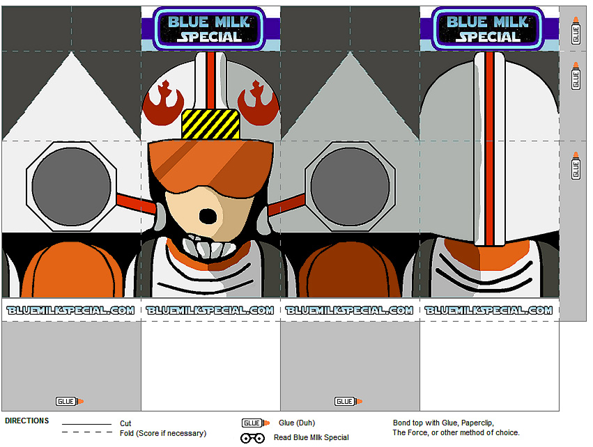 CARTON LUKE X WING darker lines – Blue Milk Special